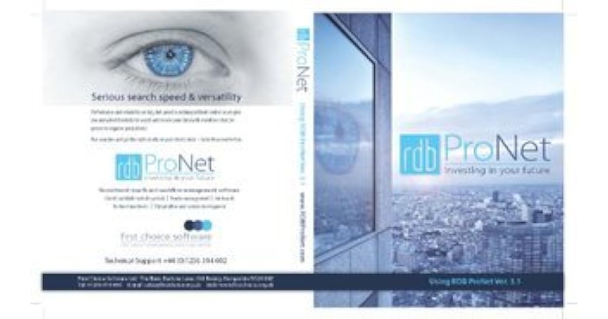 Using RDB ProNet by Roy Snart