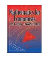 Mathematics for Economists by Carl P. Simon