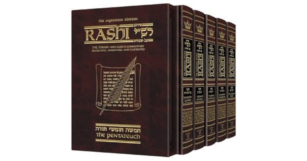 Sapirstein Edition Rashi: The Torah with Rashi's Commentary Translated ...