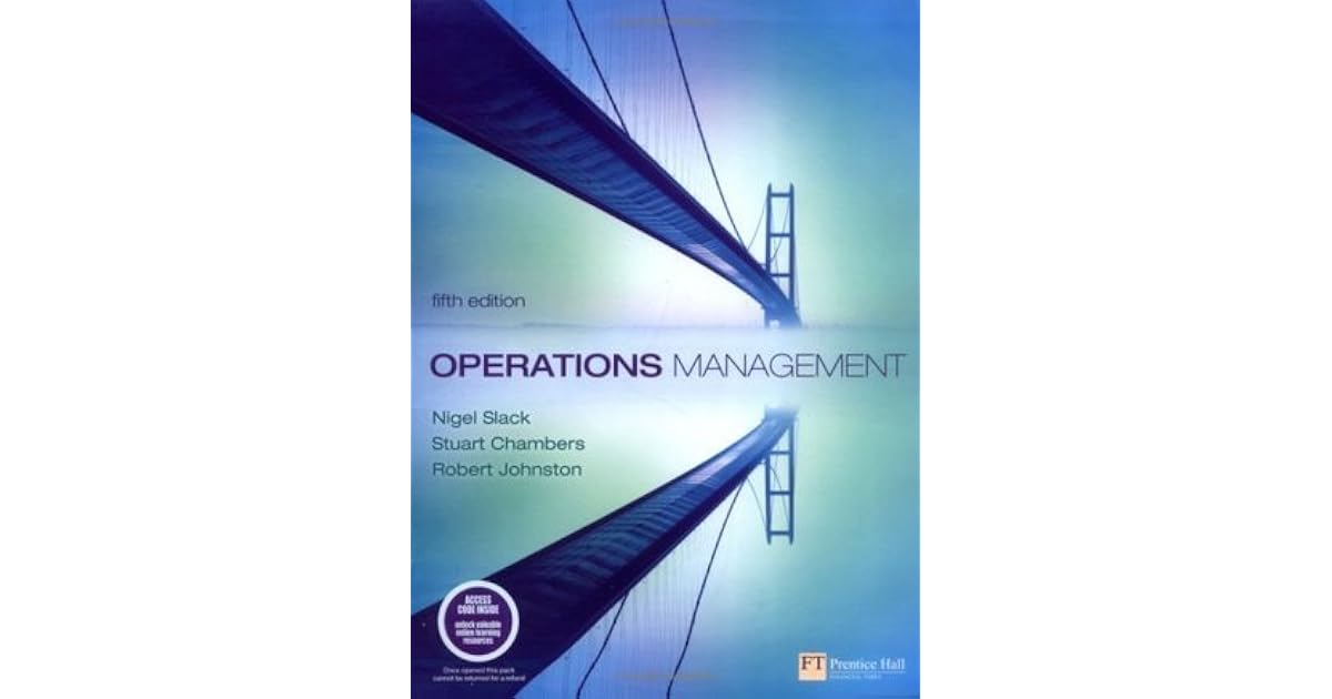 Operations Management: WITH Quantitative Analysis in Operations ...