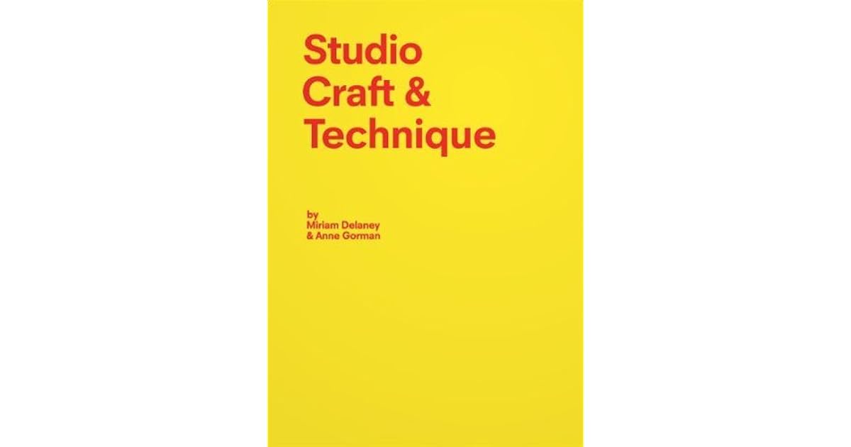 Studio Craft & Technique: The Architecture Student's Handbook by Miriam ...