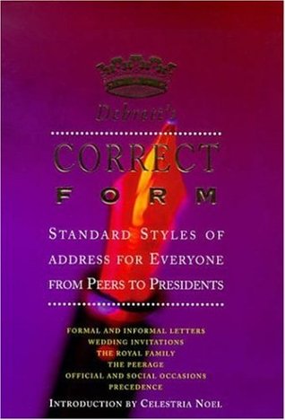 Debrett's Correct Form by Allan W. Foster
