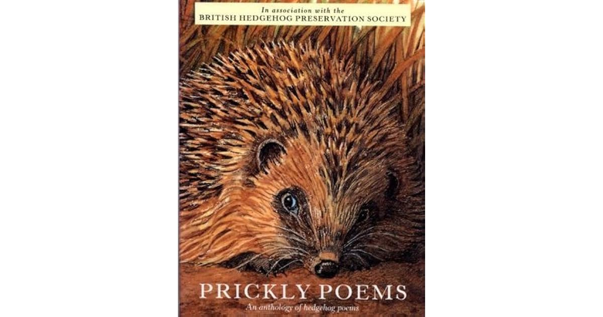 Prickly Poems, an anthology of hedgehog poems by British Hedgehog ...
