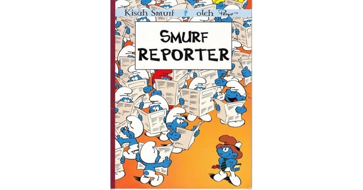 Smurf Reporter by Peyo