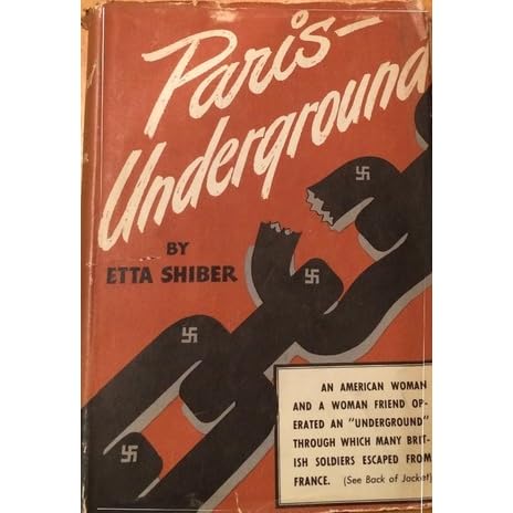 Paris-Underground by Etta Shiber — Reviews, Discussion, Bookclubs, Lists