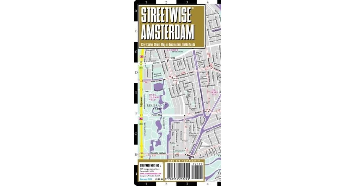 Streetwise Amsterdam Map - Laminated City Center Street Map of ...