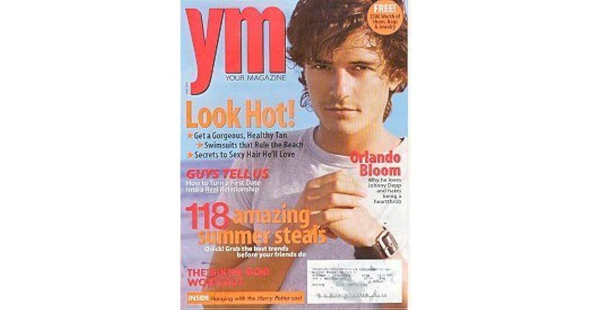 YM Magazine, June 2004, Orlando Bloom Cover by Linda Fears