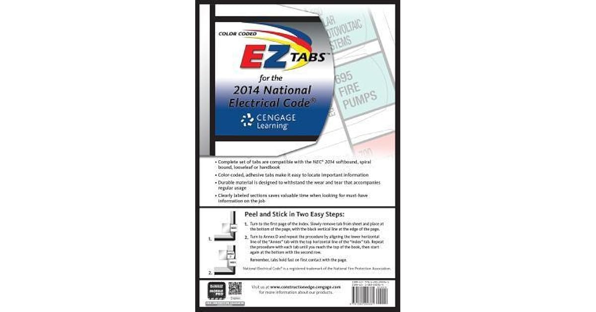 Color Coded EZ Tabs for the 2014 National Electrical Code by John Riley