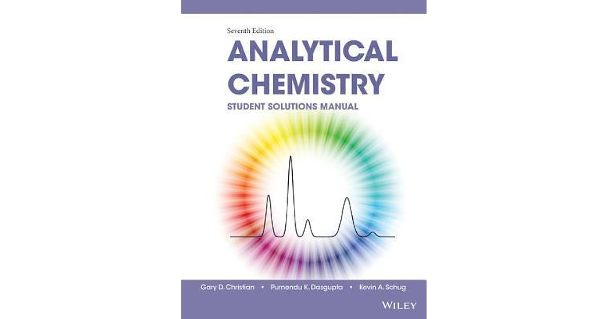 Student Solutions Manual to Accompany Christian's Analytical Chemistry ...