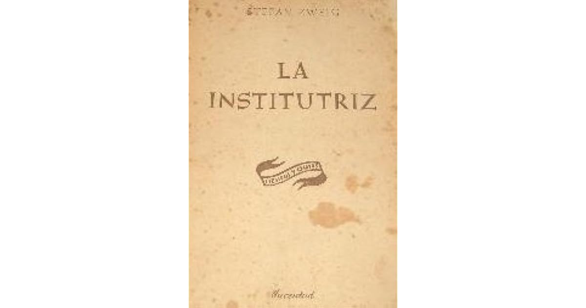 La institutriz by Stefan Zweig