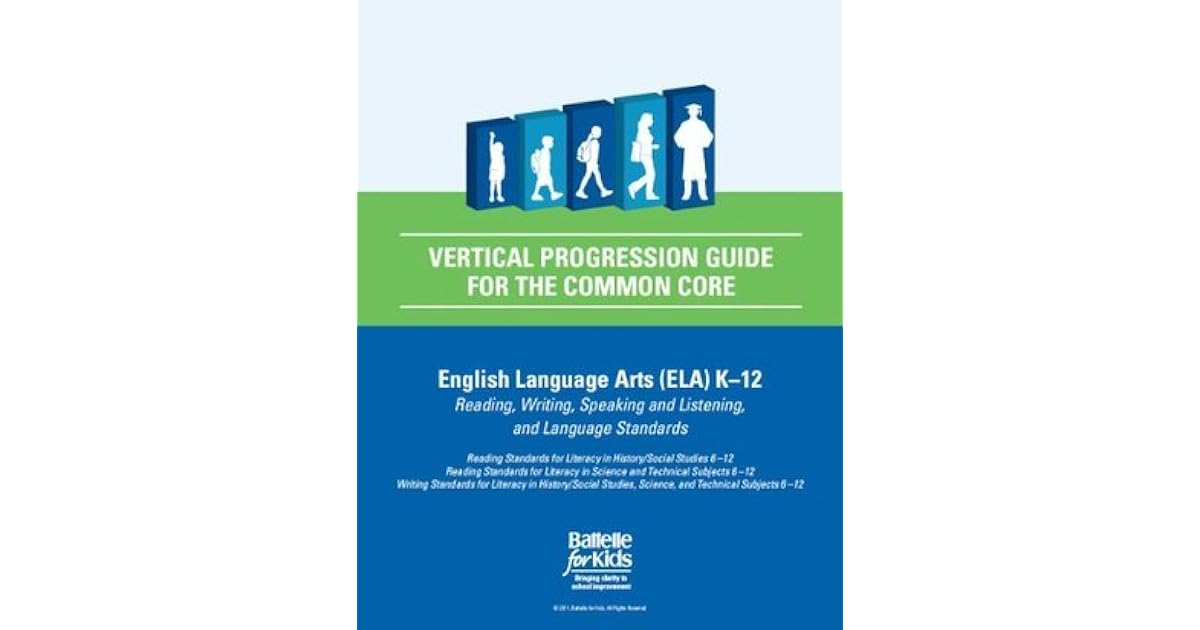 Vertical Progression Guide for the Common Core, English Language Arts K ...