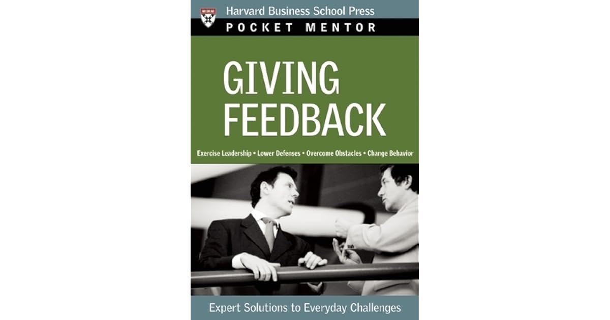 Giving Feedback by Harvard Business School Press
