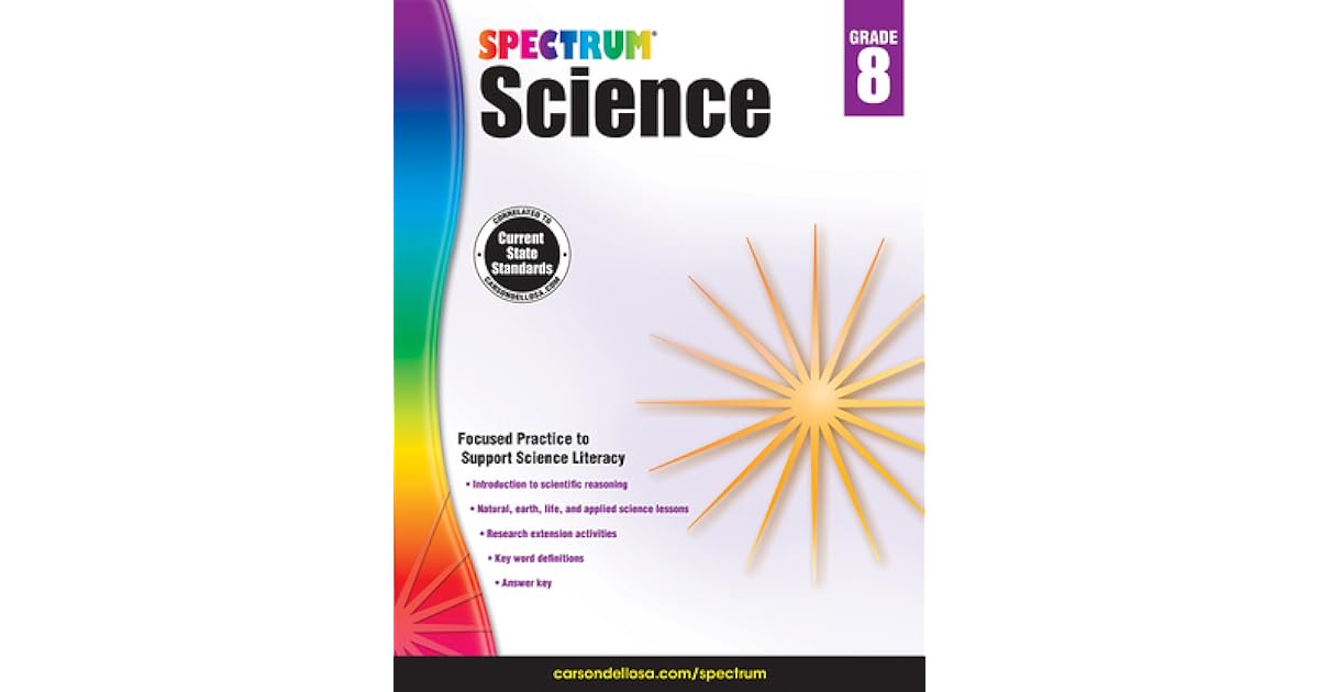 Spectrum Science, Grade 8 by School Specialty Publishing