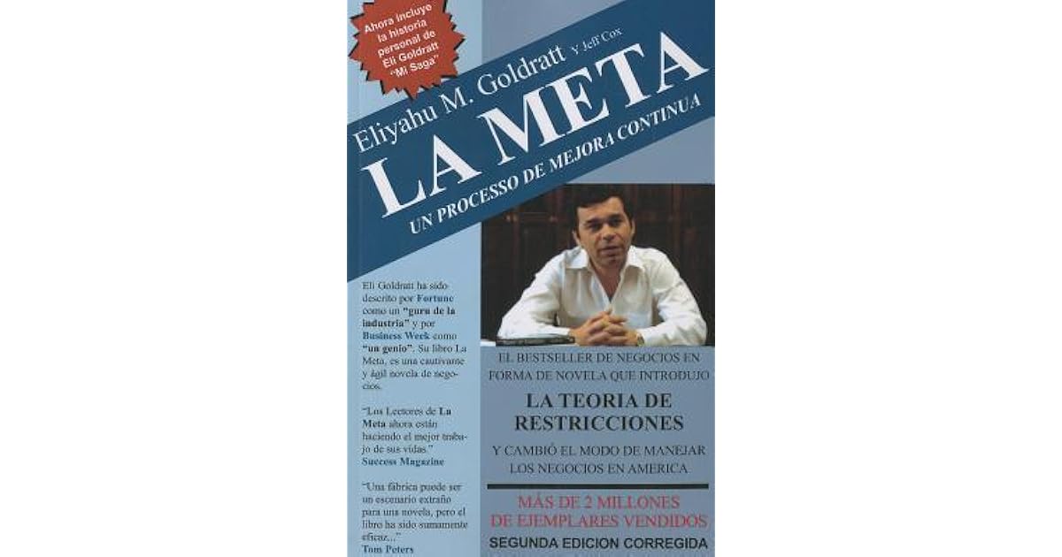 La Meta by Eliyahu M. Goldratt