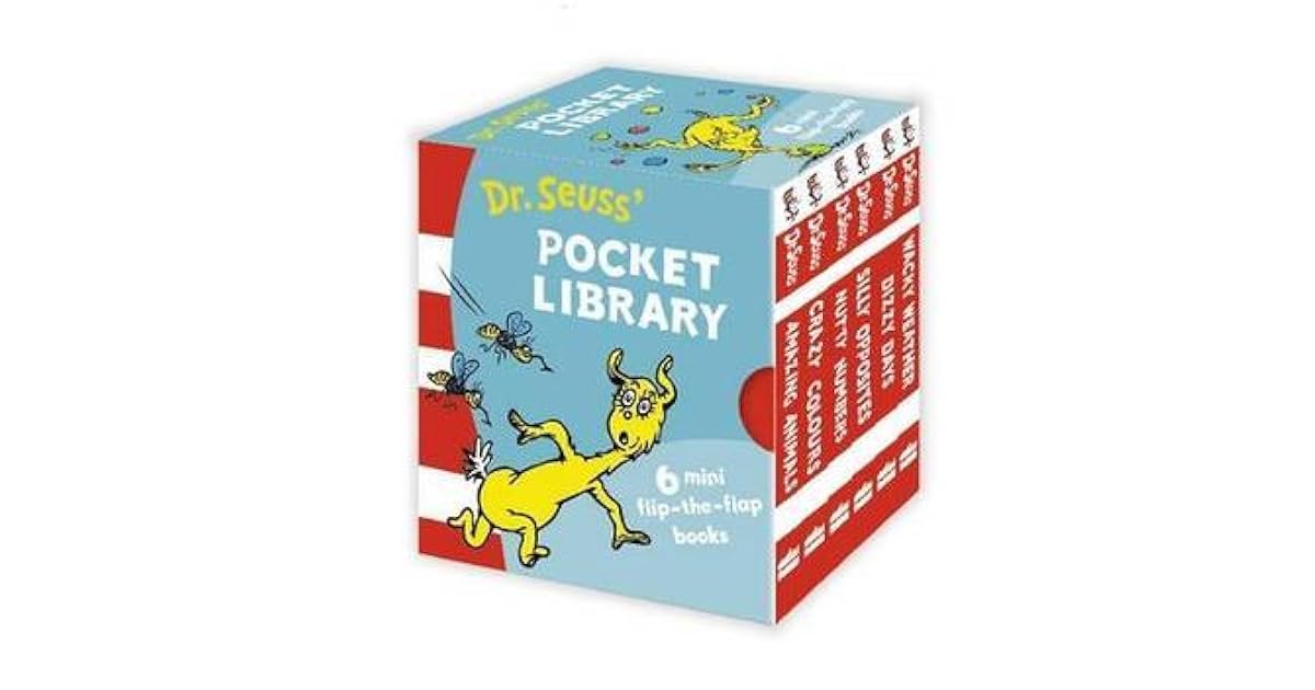 Dr. Seuss' Pocket Library 6 mini flip-the-flap books by Dr. Seuss