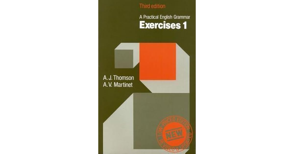 A Practical English Grammar Exercises 1 By Audrey Jean Thomson a-practical-english-grammar-exercises-1-by-audrey-jean-thomson