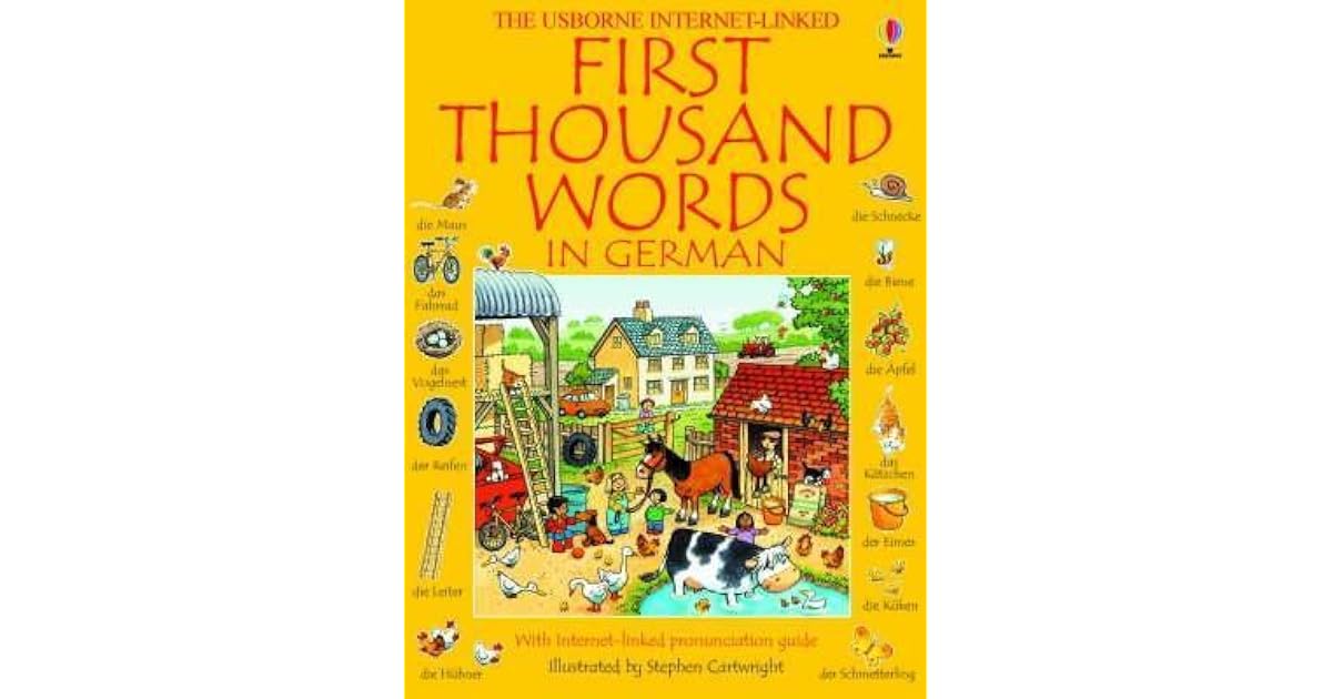 First Thousand Words in German by Heather Amery