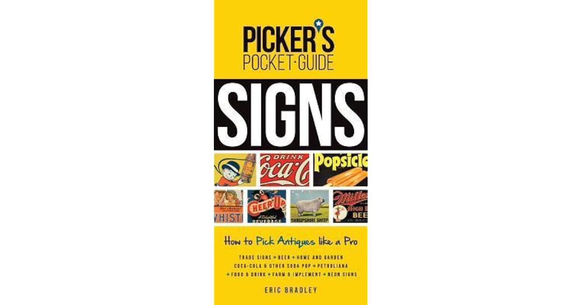 Book giveaway for Picker's Pocket Guide - Signs: How to Pick Antiques ...