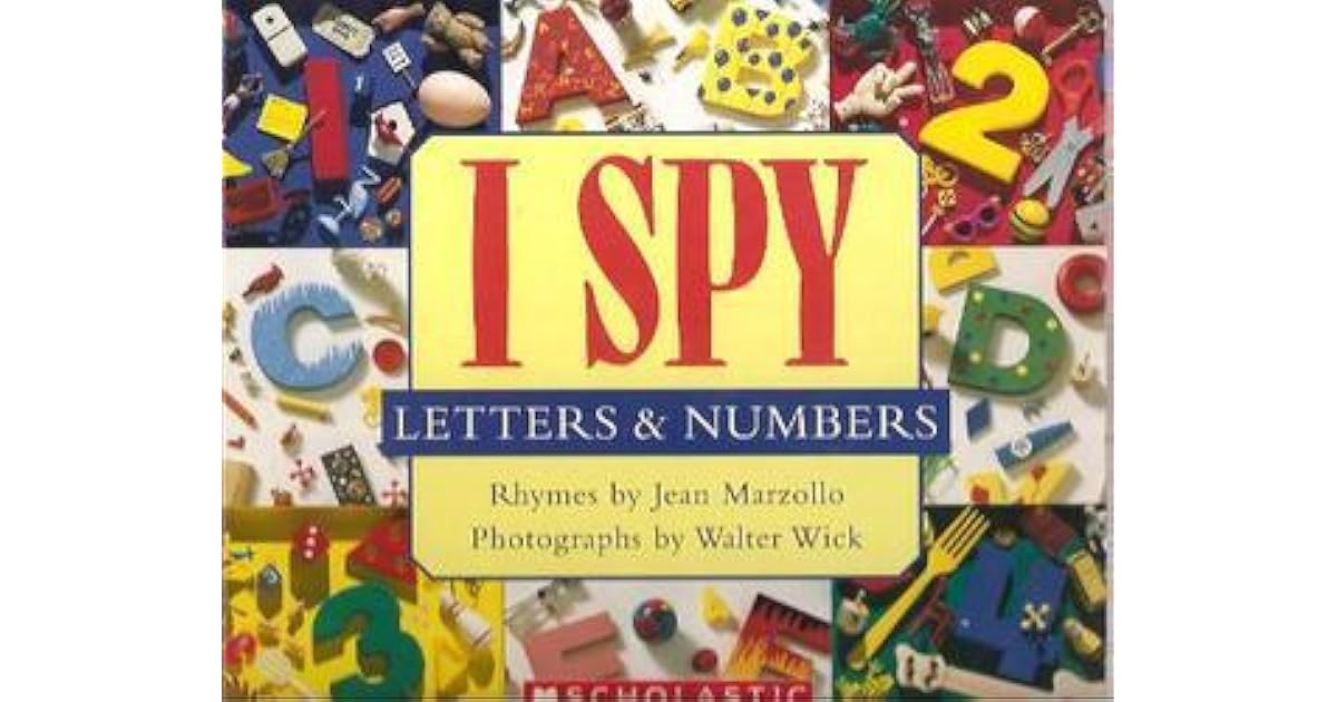 I Spy Letters and Numbers (I Spy Board Books) by Jean Marzollo