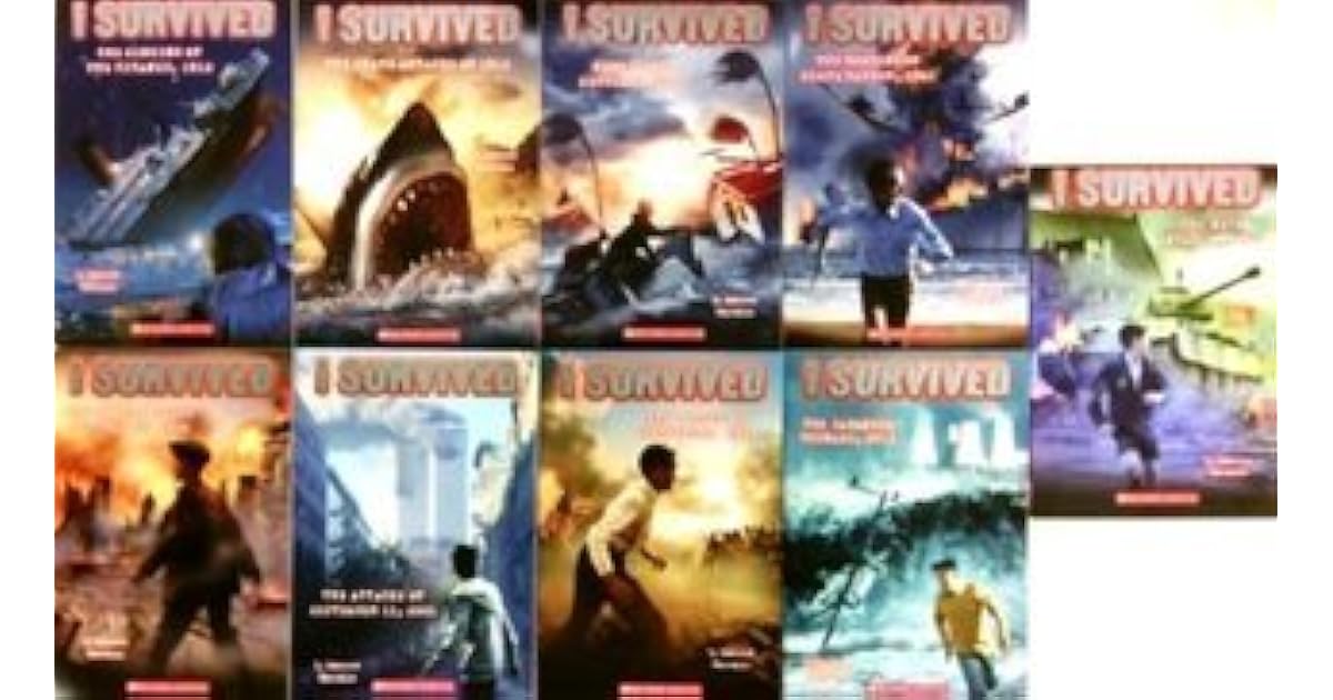 I Survived Pack Set of 9 Books, Japanese Tsunami, Sinking Titanic ...
