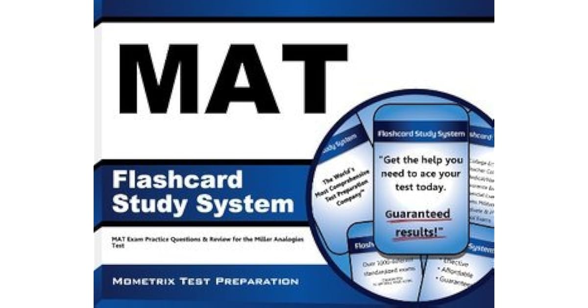 MAT Flashcard Study System: MAT Exam Practice Questions & Review for ...