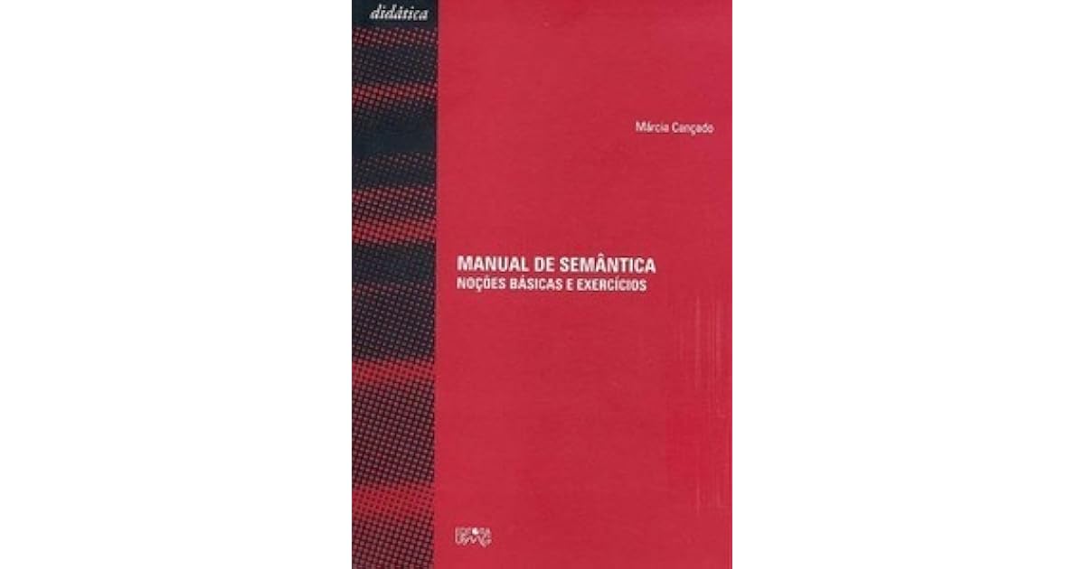 Manual de Semântica by Márcia Cançado