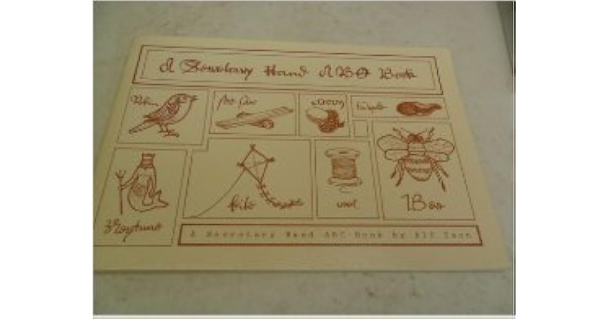 A Secretary Hand ABC Book by Alf Ison