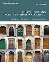 Ethical, Legal, and Professional Issues in Counseling by Theodore P ...