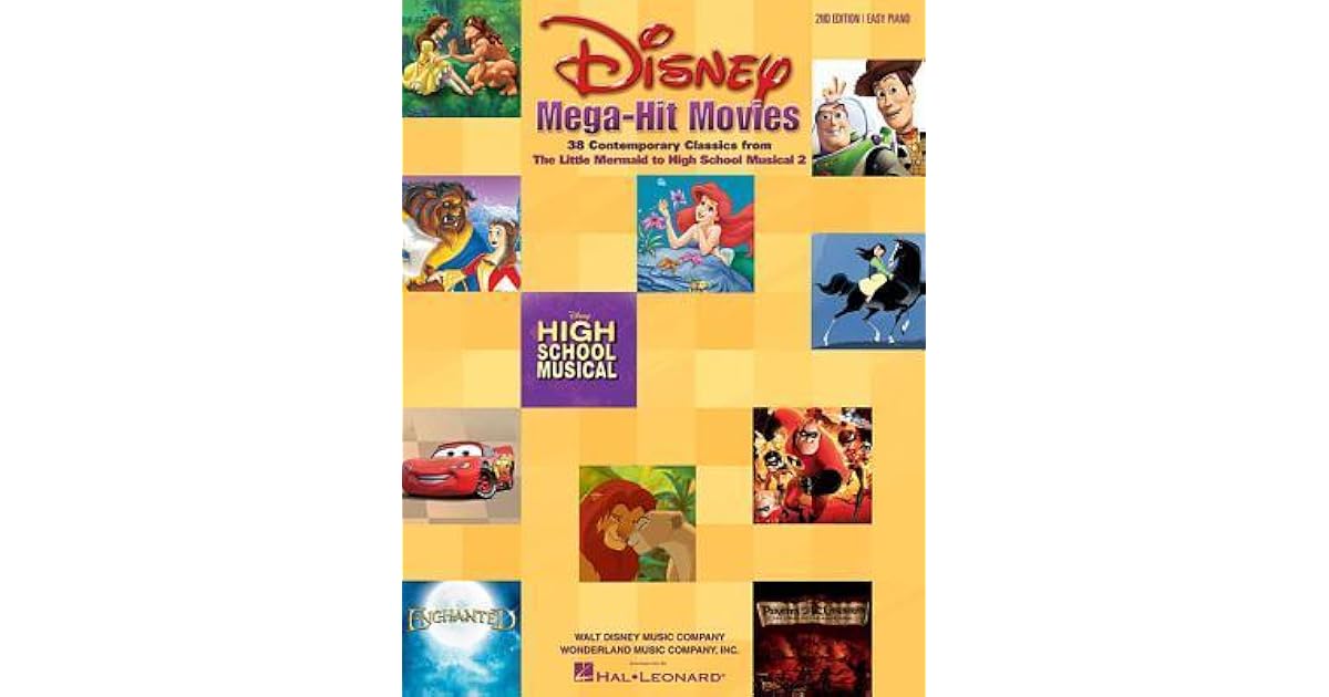 Disney Mega-Hit Movies by Hal Leonard Corporation