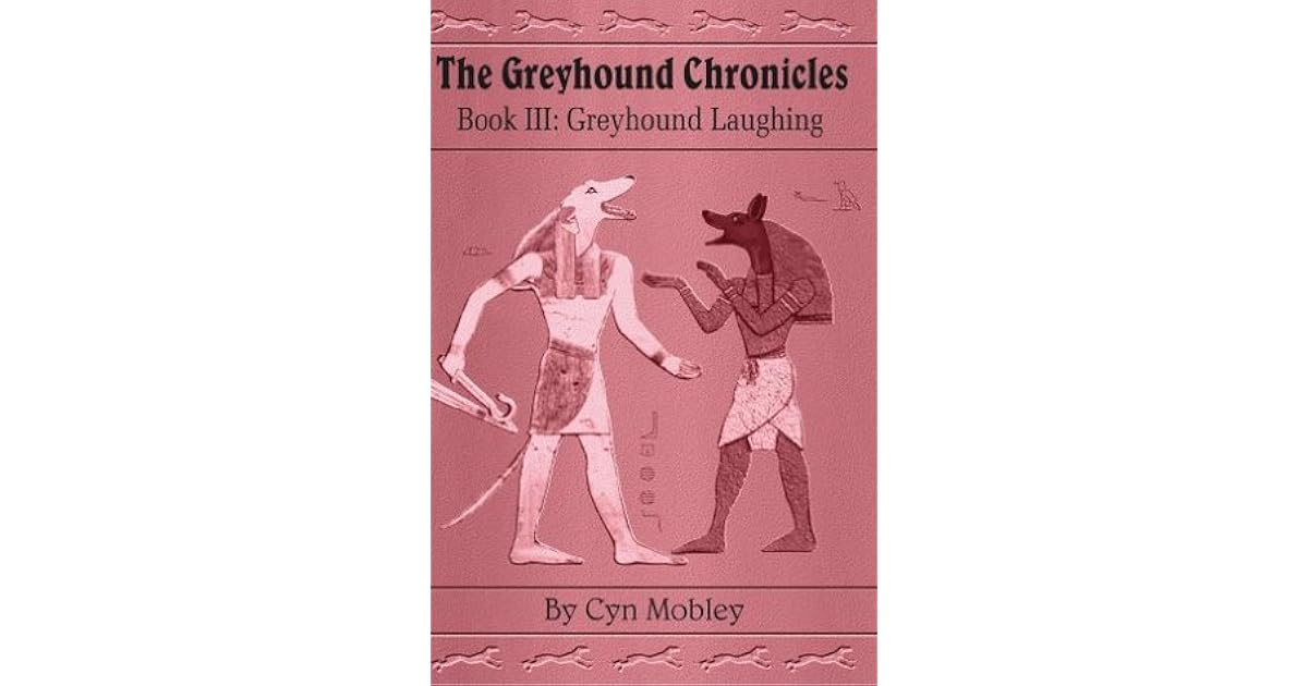 Greyhound Laughing by Cyn Mobley
