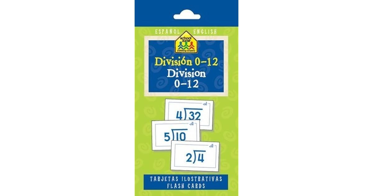 Division 0-12 Flash Cards by School Zone