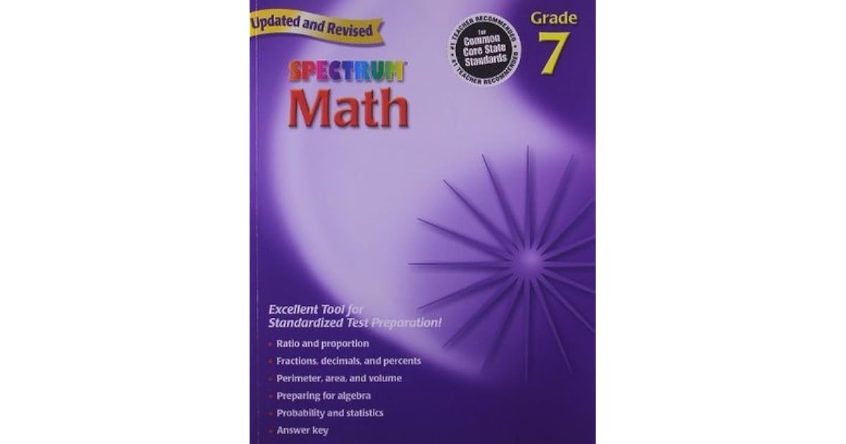 Spectrum Math Grade 7 By Thomas Richards