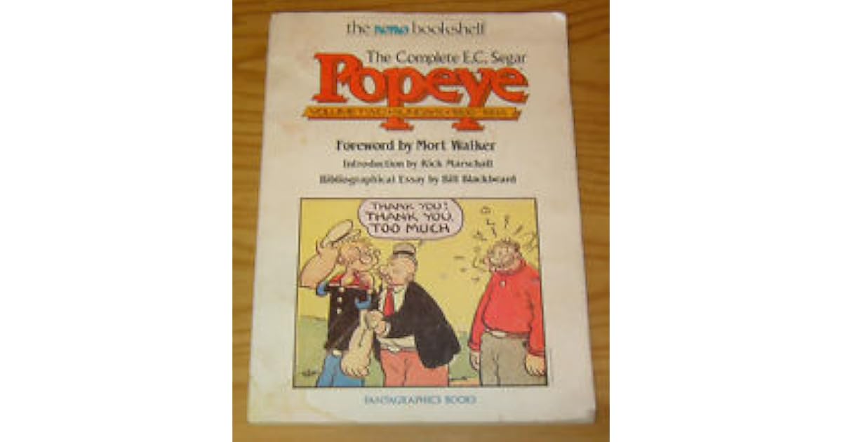 The Complete E.C. Segar Popeye Volume 2: Sundays - 1932-1934 by E.C. Segar