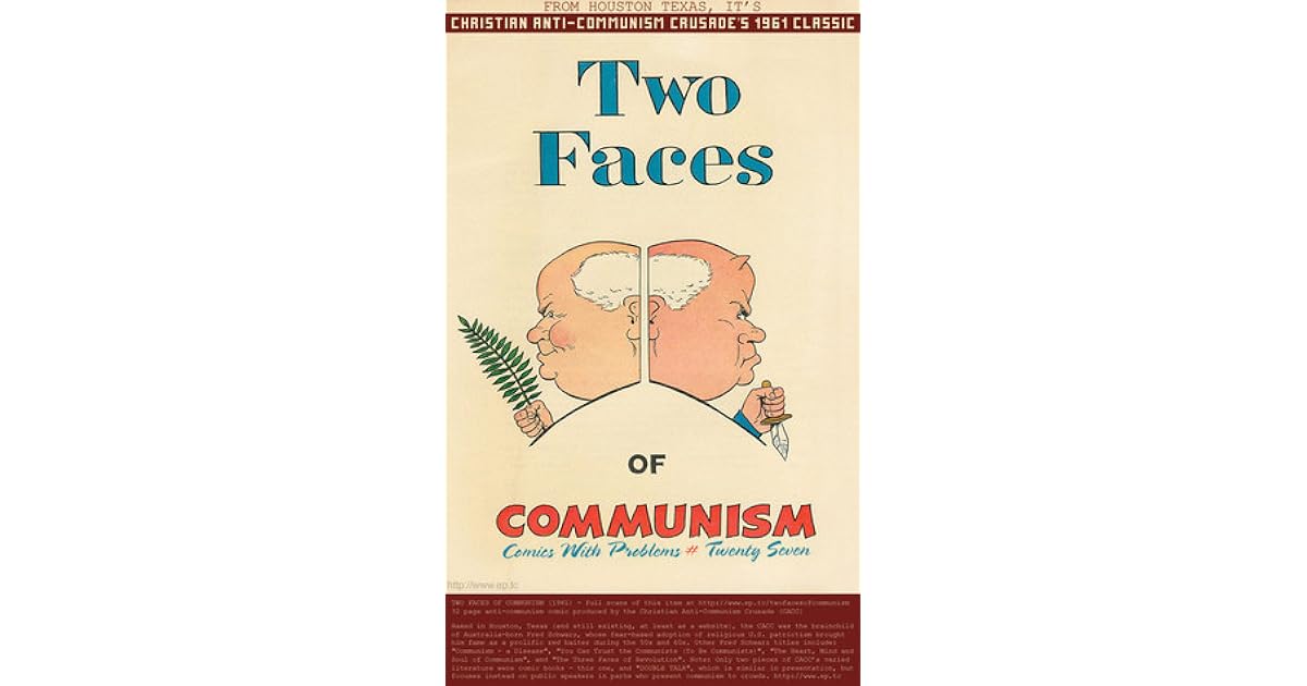 TWO FACES OF COMMUNISM (Comic Book) by Fred C. Schwarz