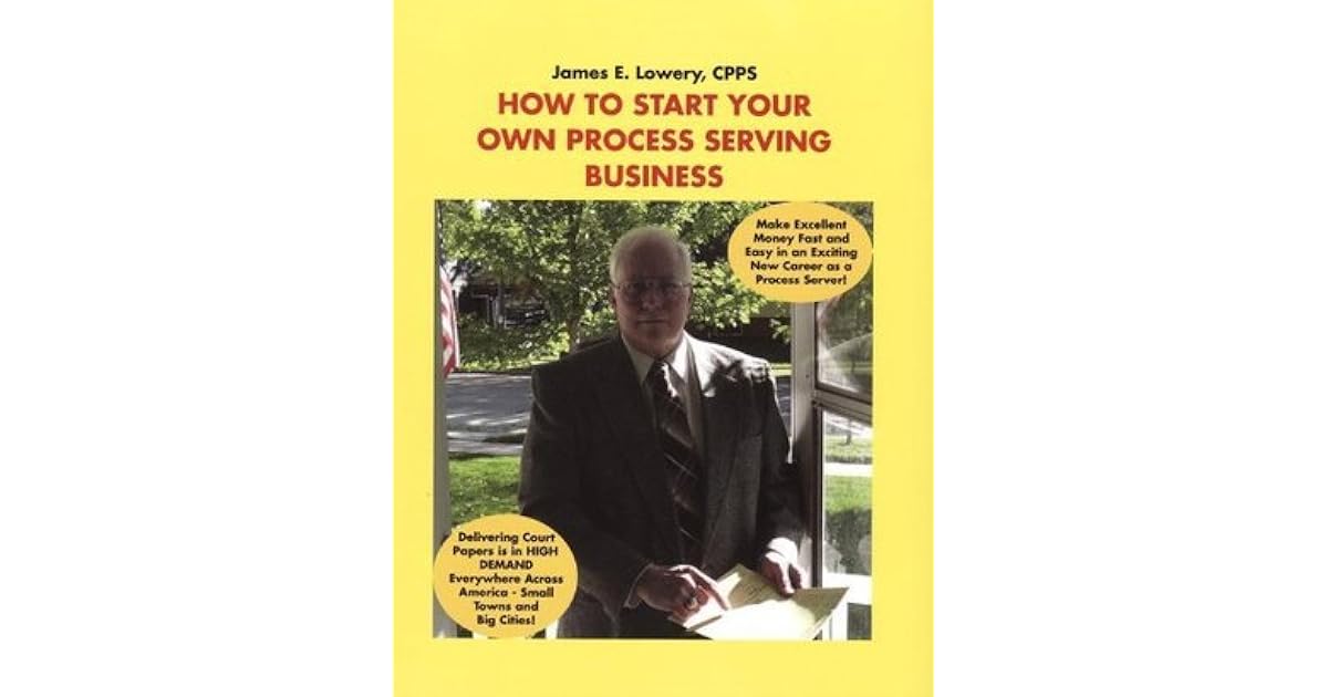 Book giveaway for How To Start Your Own Process Serving Business by ...