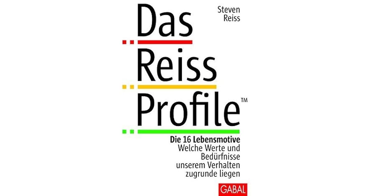 Das Reiss Profile: Die 16 Lebensmotive. Welche Werte und Bedürfnisse ...