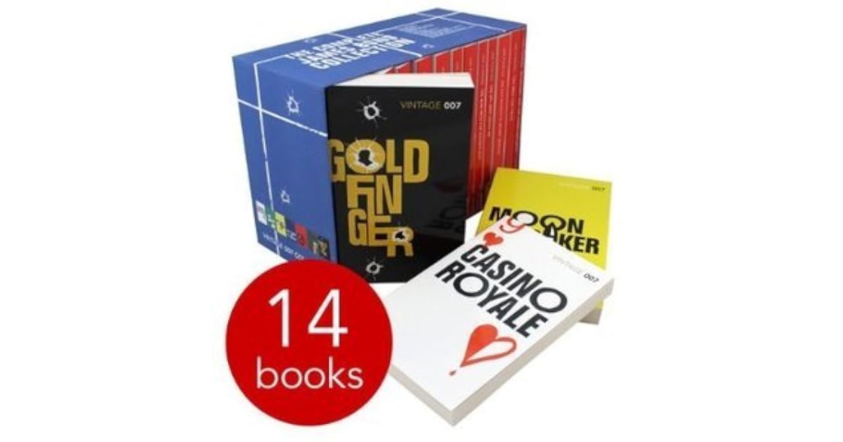 Vintage 007 James Bond Collection Ian Fleming 14 Books Set by Ian Fleming