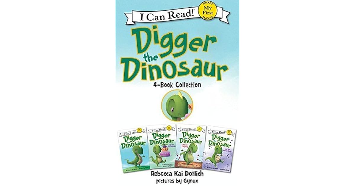 Digger the Dinosaur 4-Book Collection: Digger the Dinosaur, The Cake ...