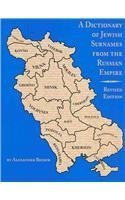 A Dictionary of Jewish Surnames from the Russian Empire by Alexander Eider