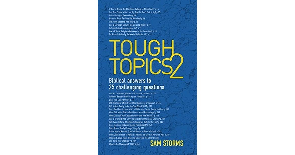 Tough Topics 2 by Sam Storms
