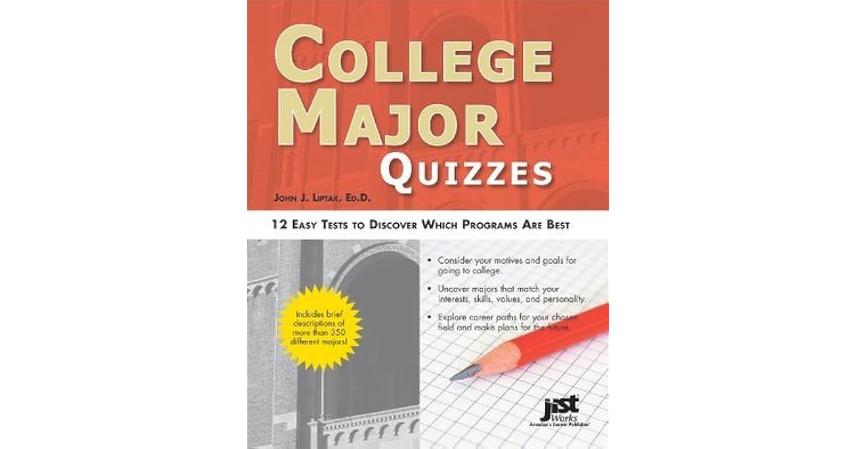 College Major Quizzes by John Liptak