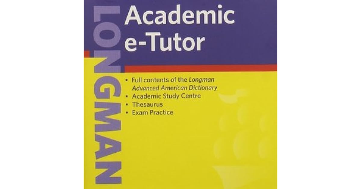 Longman Academic e-Tutor CD-ROM by Pearson-Longman