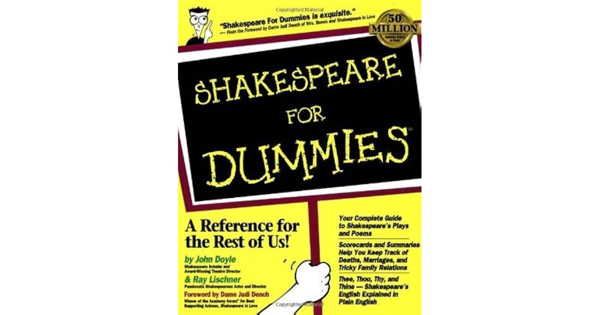 Shakespeare For Dummies by John Doyle