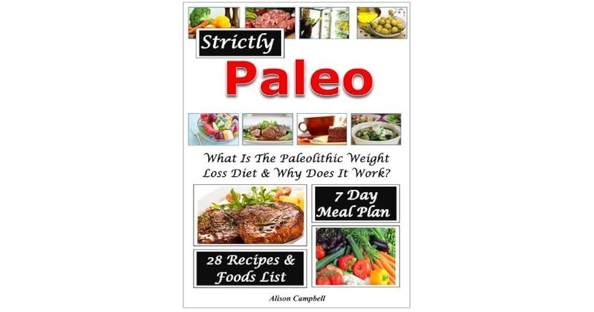 Strictly Paleo! What Is The Paleolithic Weight Loss Diet? With 7 Day ...