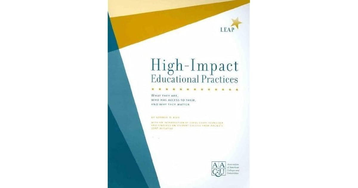High Impact Educational Practices: What They Are, Who Has Access To ...