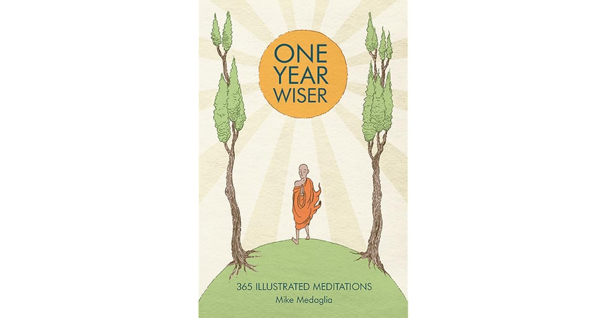 One Year Wiser: 365 Illustrated Meditations by Mike Medaglia
