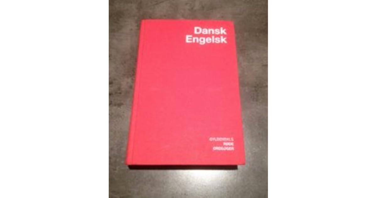 Engelsk- Dansk by Gyldendals Røde Ordbøger