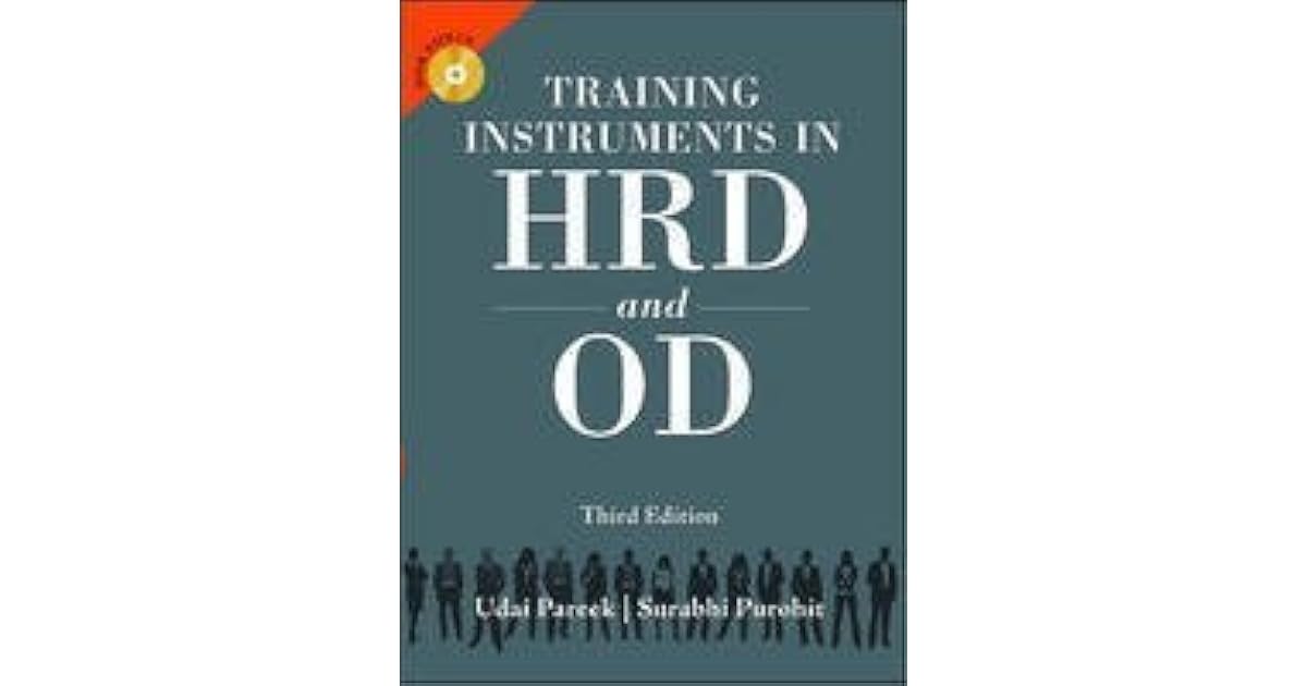Training Instruments in HRD and OD by Udai Pareek