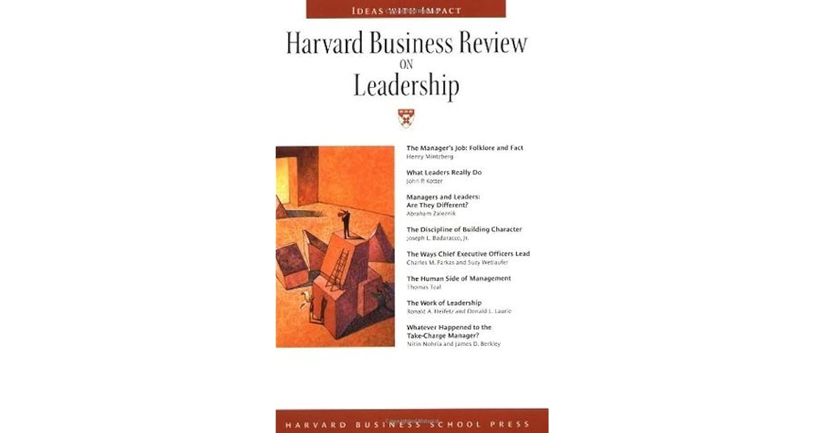 Harvard Business Review on Leadership by John P. Kotter