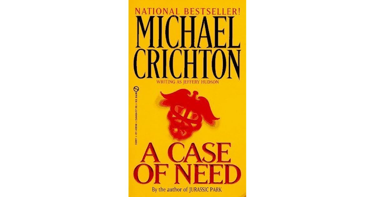 A Case of Need by Jeffery Hudson